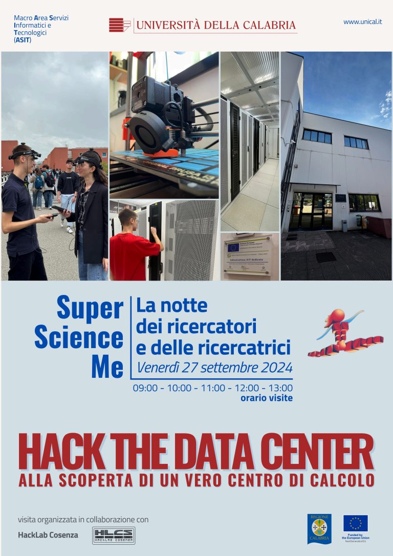 Hack The Data Center @ Notte dei Ricercatori e delle Ricercatrici 2024 | Hacklab Cosenza ...